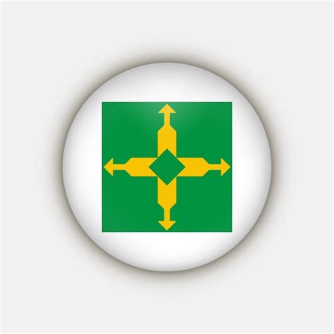 Premium Vector Federal District Flag State Of Brazil Vector Illustration