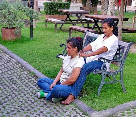 Thai Massage Therapists Working On Each Other Spirit Of Thailand