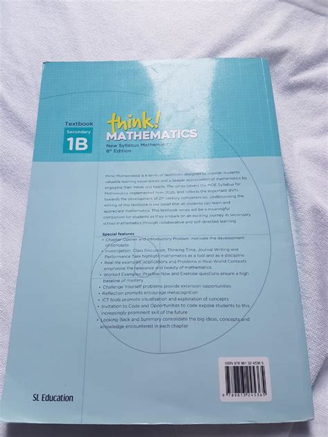sec 1 think mathematics textbooks hobbies and toys books and magazines
