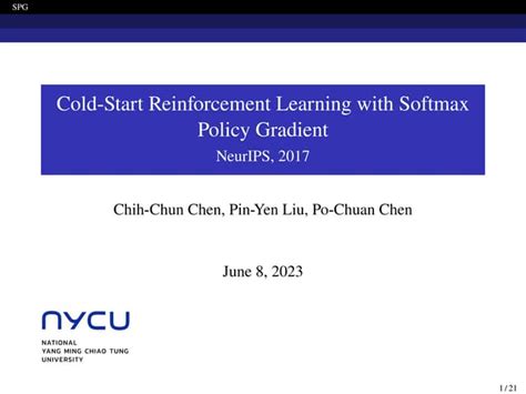 Coldstartreinforcementlearningwithsoftmaxpolicygradientpdf