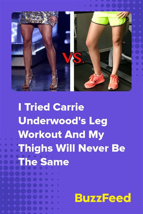 I Tried Carrie Underwood S Leg Workout And My Thighs Will Never Be The