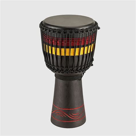 Djembe Congo Artesanal De Madeira Africana Cabeça Esculpida Personalizada 8 De Altura Melhor