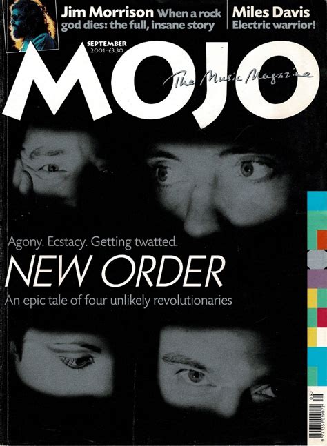 New Order Andrew Robinson Kevin Cummins Press 1st September 2001