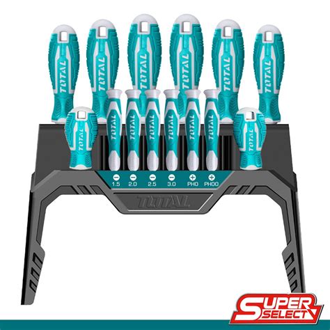 14 Pcs Screwdriver And Precision Screwdriver Set Total Tools Alsaif