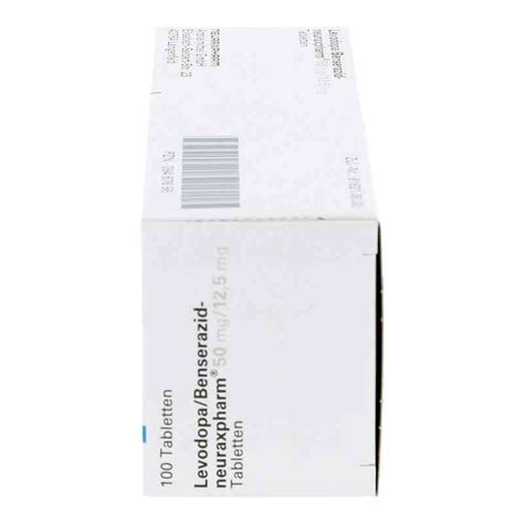 Levodopabenserazid Neuraxpharm 50mg125mg 100 Stk