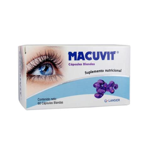 Macuvit Capsula Blanda Caja X 60 Farmacia Uniderma Perú