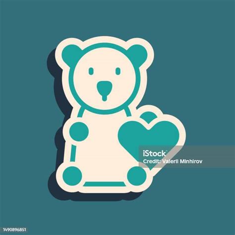 녹색 기부 어린이 장난감 아이콘은 녹색 배경에 분리되어 있습니다 자선 친절 자원 봉사 사회 지원 긴 그림자 스타일 벡터 개념에 대한 스톡 벡터 아트 및 기타 이미지 Istock