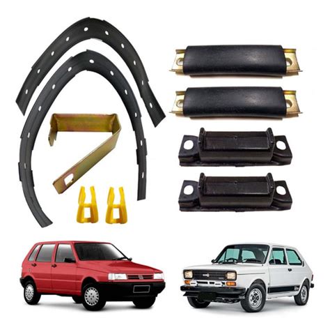 Kit Reparo Feixe De Molas E Batente Fiat Uno Premio Elba 147 Frete grátis