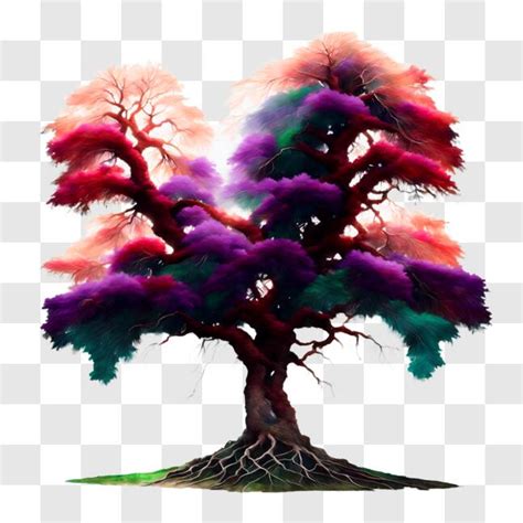 Download Colorful Tree Nature Photography Png Online Creative Fabrica