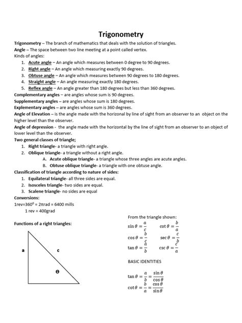 Trigonometry 2 Download Free Pdf Triangle Trigonometric Functions