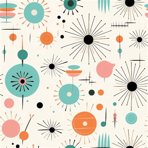 Premium Photo A Close Up Of A Pattern Of Circles And Lines Generative Ai