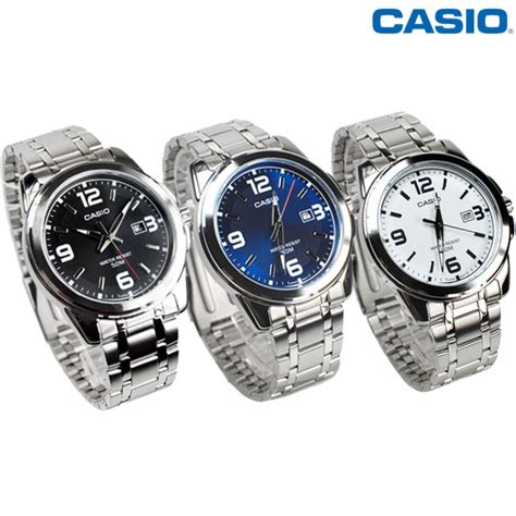 Casio卡西歐 Mtp 1314d 原價1525 大數字 簡約不銹鋼帶 日期顯示 男錶【時間玩家】 蝦皮購物