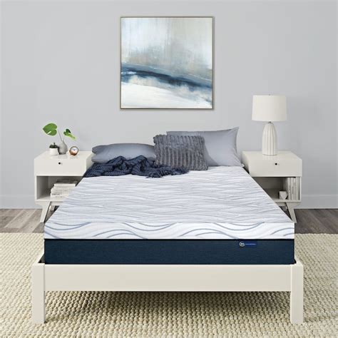 Serta 10 In Queen Hybrid Memory Foamcoil Blend Mattress In A Box In