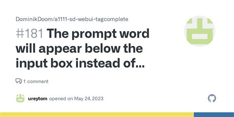 The Prompt Word Will Appear Below The Input Box Instead Of Floating In