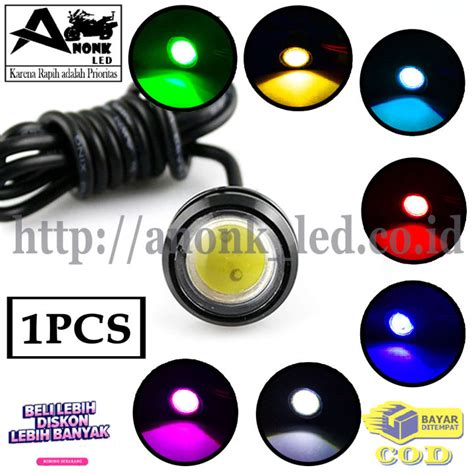 Lampu Led Eagle Eyes Luxeon Lampu DRL Mata Elang Besar 23mm SATUAN