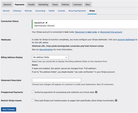 Stripe Setup Documentation Easy Digital Downloads