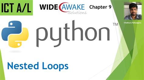 ICT AL Python Nested Loops Multiplication Table YouTube