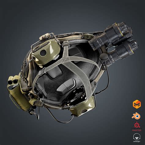 Military Ops Core Helmet 3d Model Cgtrader