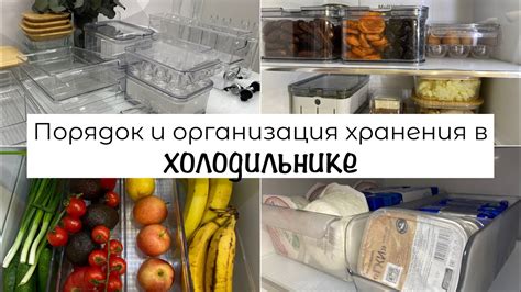 Порядок и организация хранения в ХОЛОДИЛЬНИКЕ YouTube