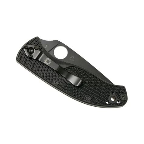 SPYDERCO TENACIOUS LIGHTWEIGHT BLACK BLADE KNIFE - Destinations Outdoor