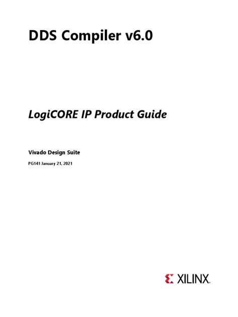Dds Compiler V60 Logicore Ip Product Guide Pdf Sampling Signal