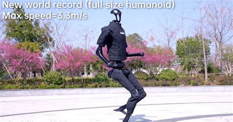 China Builds Worlds Fastest Humanoid Robot Runs 7 Mph