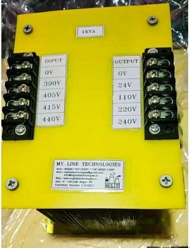 MLT Copper 1KVA Control Transformer For Industrial Single At 5600
