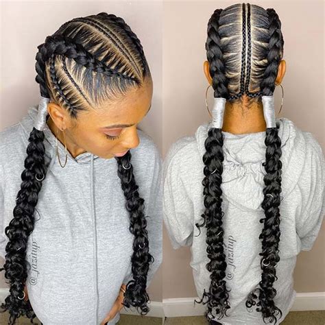 10 Feed In Braids Styles To The Side Fwdmy