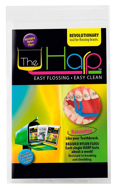 Harp Orthodontic Reusable Flosser Easy And Effective Dental Flossing Tool Buy Now With