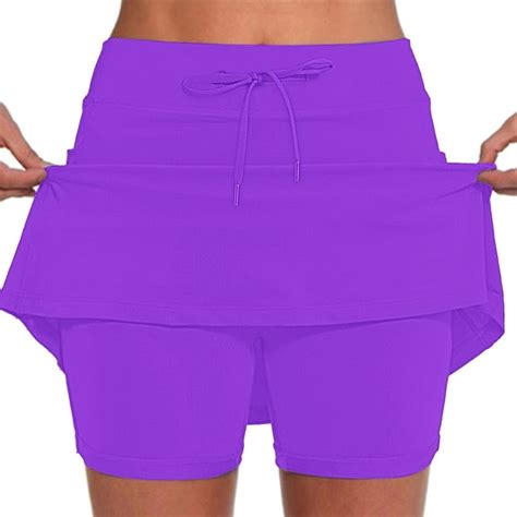 Divhosrg Womens Skorts With Pockets Tummy Control Golf Skirts For