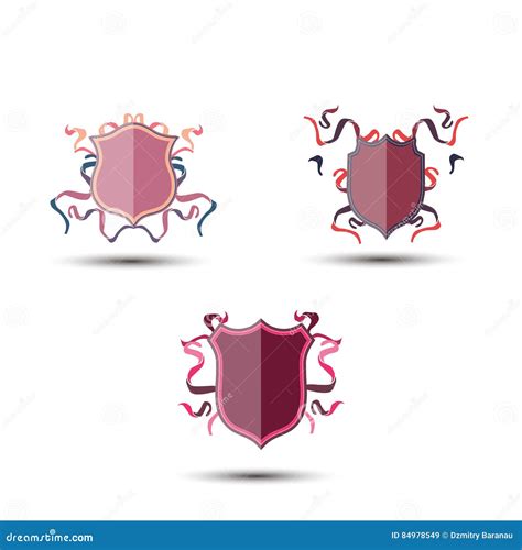 Shield Vector Illustration In Trendy Flat Style Isolated On White