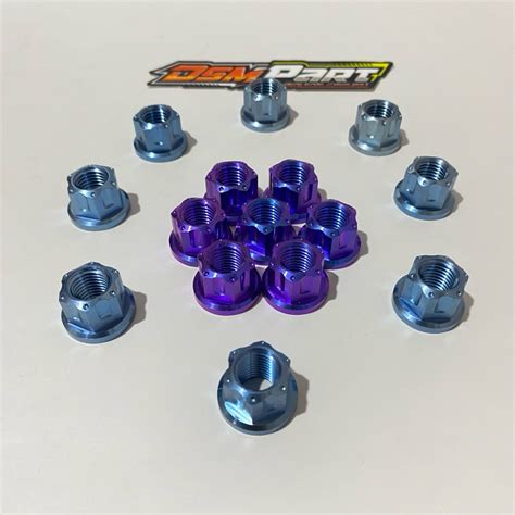Jual Mur Titanium Bolong M M M M M M Original Titanium Gr