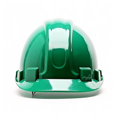 Premium Ai Image Green Hard Hat