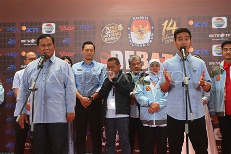 Debat Keempat Pilpres ANTARA Foto
