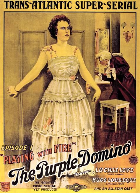 Lucille Love The Girl Of Mystery Aka The Purple Domino Grace Cunard