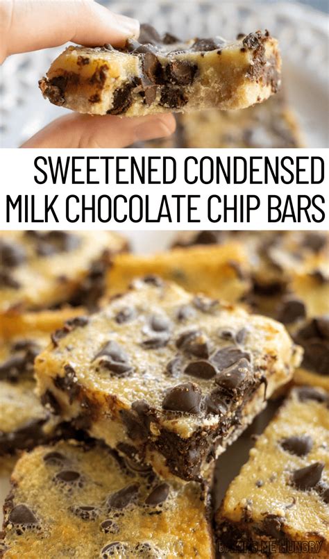 Sweetened Condensed Milk Chocolate Chip Bars Recipe