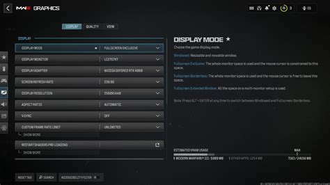 Mw3 Best Settings Pc Guide Improve Your Performance One Esports