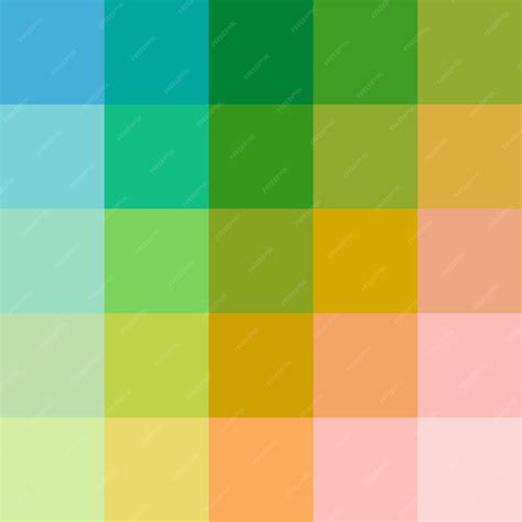 Paleta De Colores Vector Premium