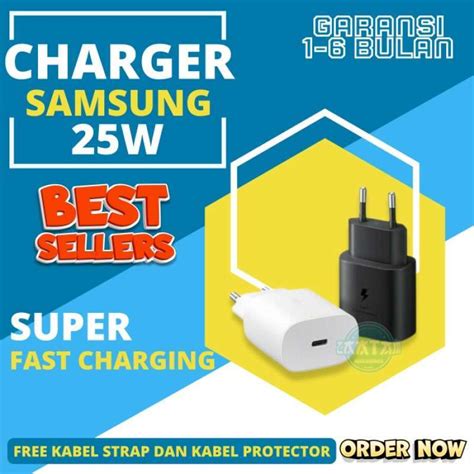 Promo Charger Samsung Original 25w 25 Watt Super Fast Charging Type C