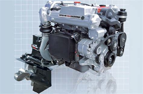 144hp3800rpm 4 Cylinder 4 Stroke Steyr Mo4 Series Marine Diesel Engine