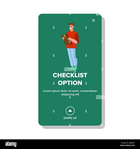 checklist option vector stock vector image and art alamy