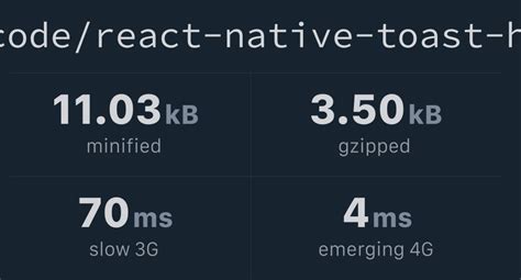 Stratuscodereact Native Toast Hook Bundlephobia