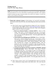Econ381 PS1 Pdf Problem Set 1 Econ 381 Prof Riley Wilson NOTE You Are Encouraged To Work On