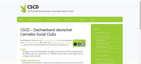 Cscd Dachverband Deutscher Cannabis Social Clubs Vdad
