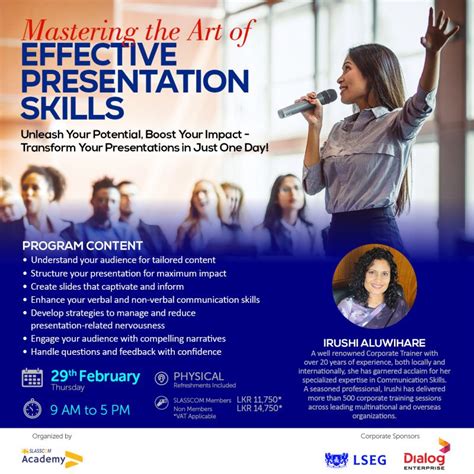 Slasscom Academy On Linkedin Slasscom Presentationskills