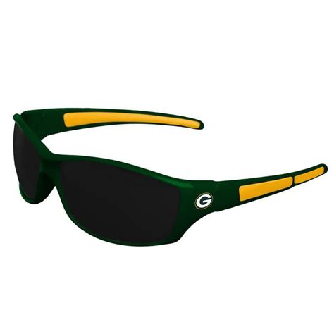 Green Bay Packers Nfl Athletic Wrap Around Sunglasses Trc Inc