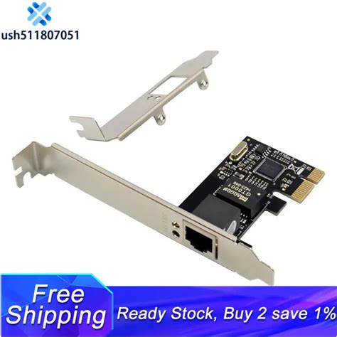 PCIE X1 RJ45 Server Gigabit Network Card RTL8111C Single Port 1000M