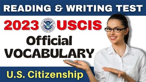 Official Uscis Reading And Writing Test For Us Citizenship Interview 2023
