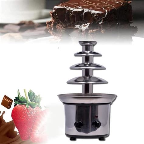 Machine À Fondue Au Chocolat Fontaine À Chocolat À 4 Niveaux Tour À
