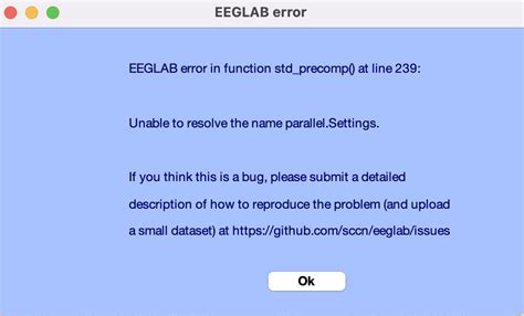 EEGLAB Error Occurs When I Try To Create A Simple ERP Study Pic Attached Issue 434 Sccn